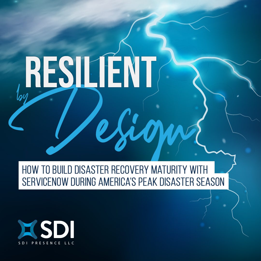 Building Resilience: How to Modernize Disaster Recovery with ServiceNow ...